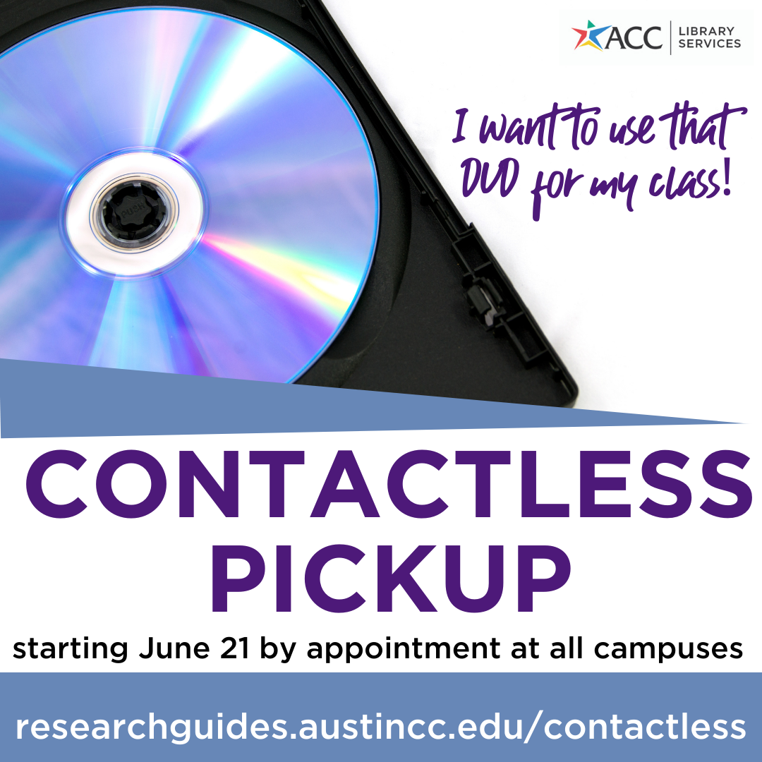ACC’s Library Services Now Offering Contactless Pickup | ACC Facstaff ...