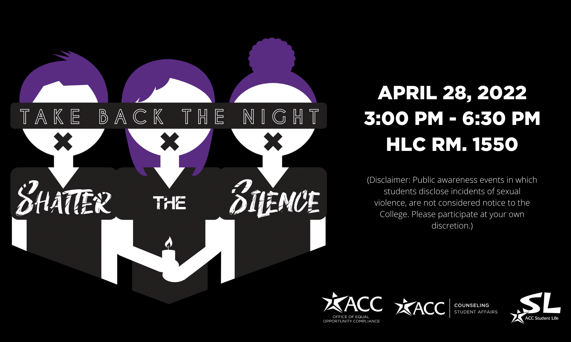 ACC hosts events in recognition of Sexual Assault Awareness Month | ACC ...