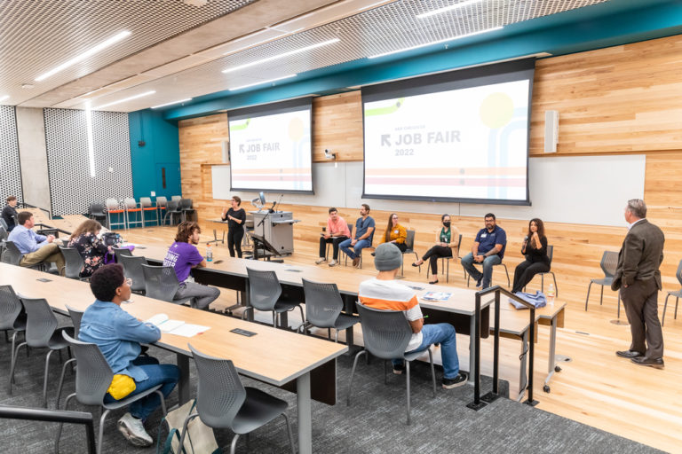 Job fair connects A&E CAD/GIS/GE students to employers | ACC Facstaff ...