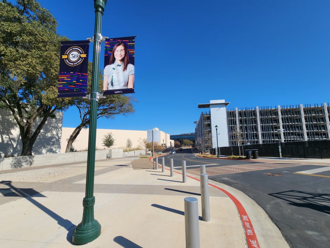 ACC’s 50th anniversary banners go up districtwide | ACC Facstaff Infohub