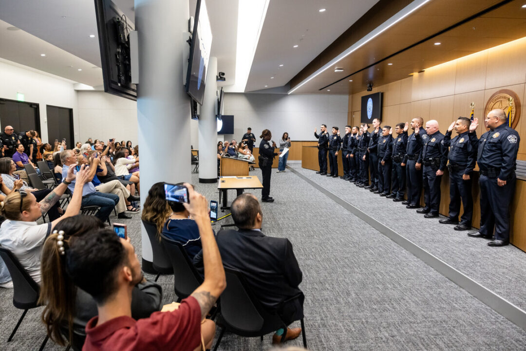 ACC Swears In First Police Department Cadet Class | ACC Facstaff Infohub